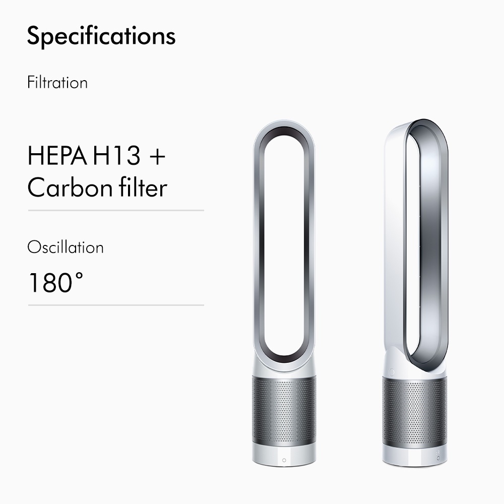 Electrolux Air Purifier with HEPA Filter | Bladeless Tower Fan | Quiet ...