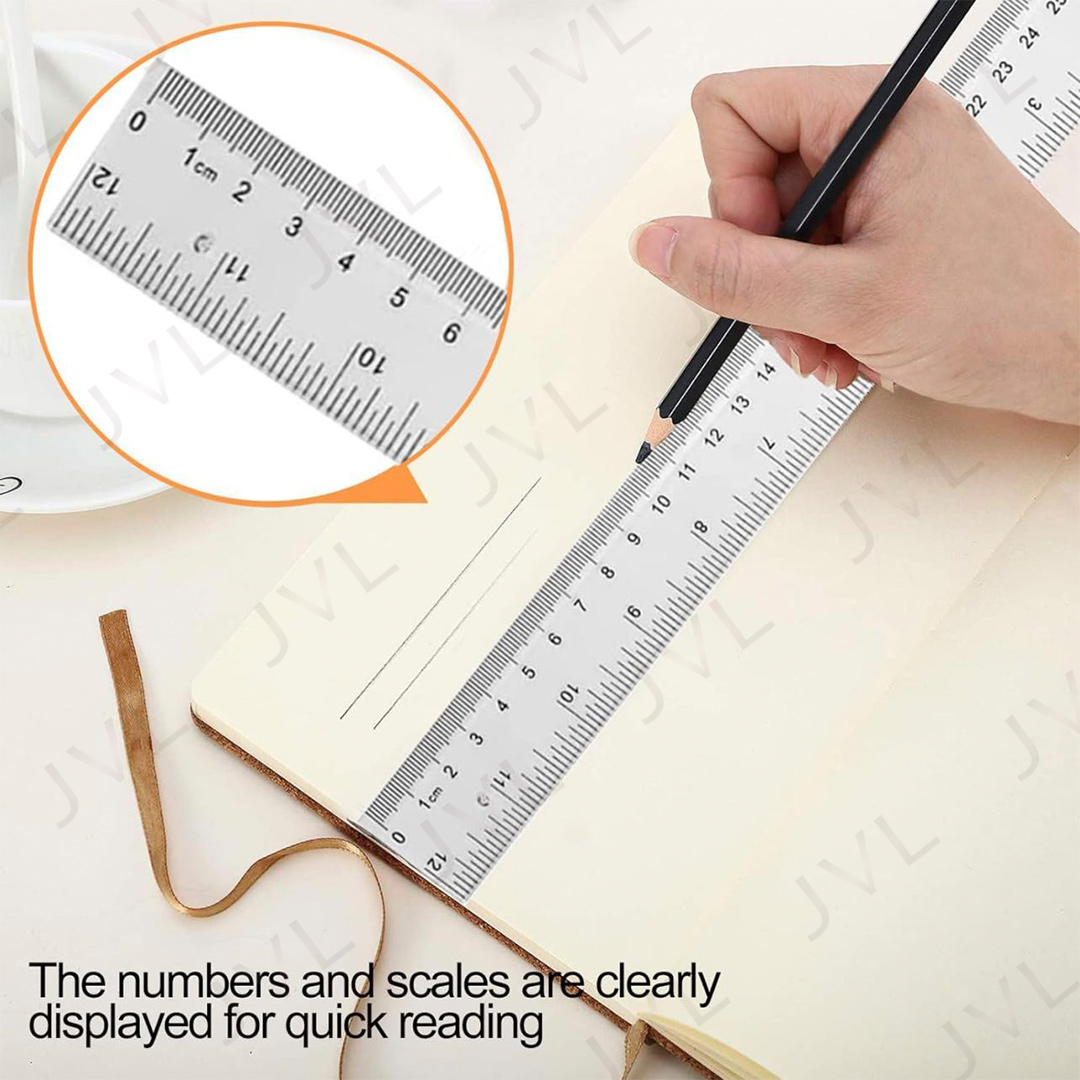 12inch Ruler Transparent ruler, wooden ruler, steel ruler Measuring ...