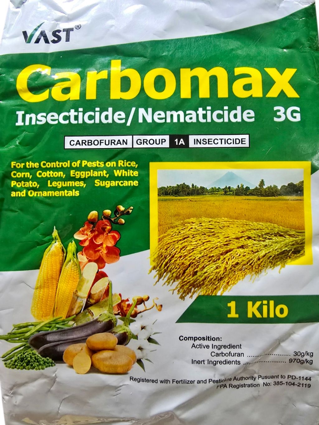 CarboMax 3G / Furadan / Puradan / Carbofuran Insecticide / Nematicide ...