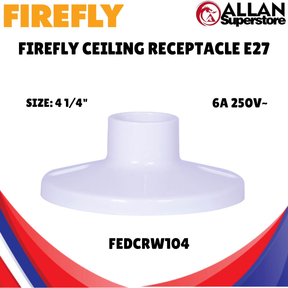 Firefly E27 Ceiling Light Holder – Durable & Easy-Install Socket for ...
