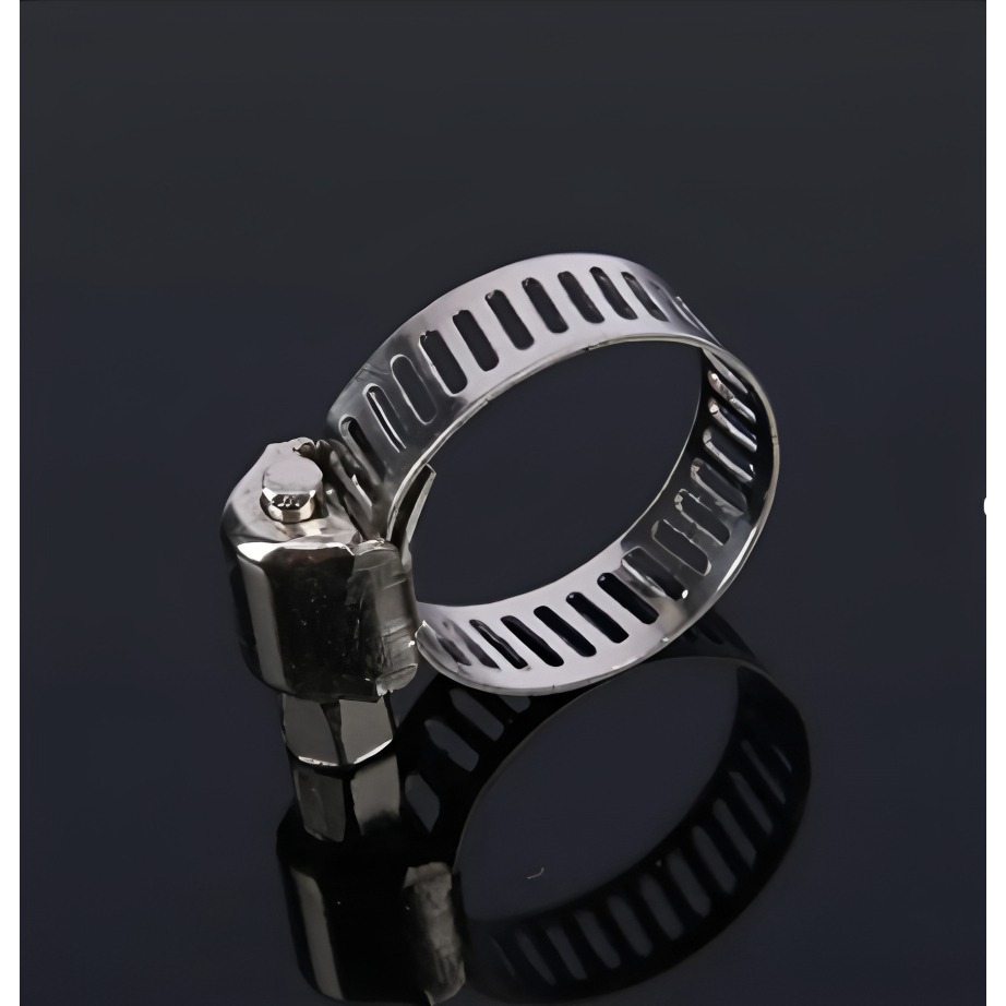 100PCS 304 Stainless Hose Clamp Stainless Lpg/Air Hose Clamp American ...