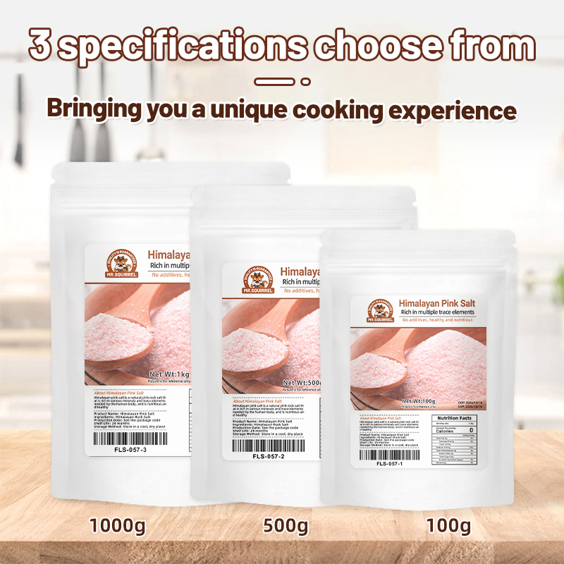 MR.Squirrel 500G (Fine) Himalayan Pink Salt Natural Mineral Rich ...