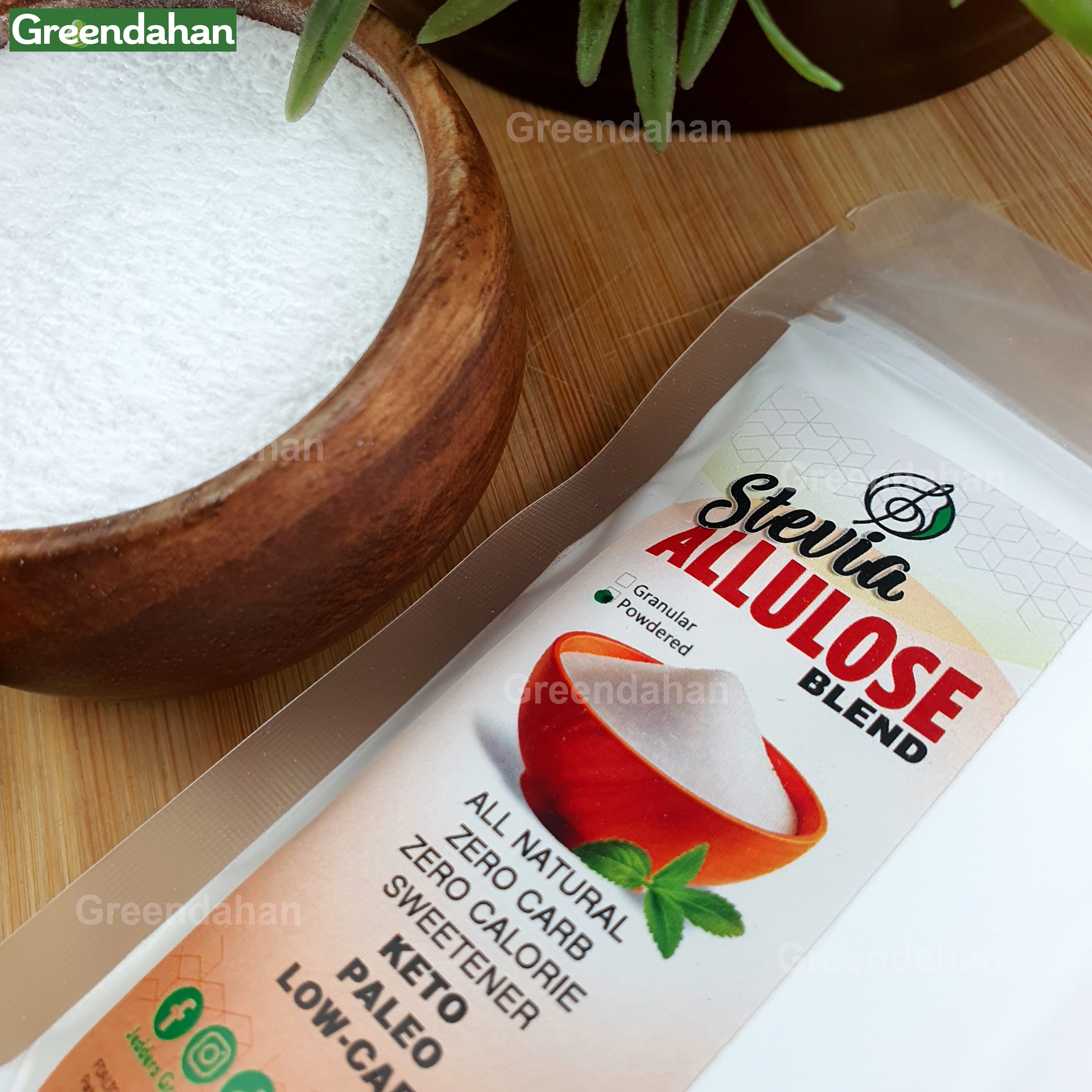 GREENDAHAN / Stevia Allulose Blend Powdered 500g – Zero Calorie Natural Sweetener , Keto ...