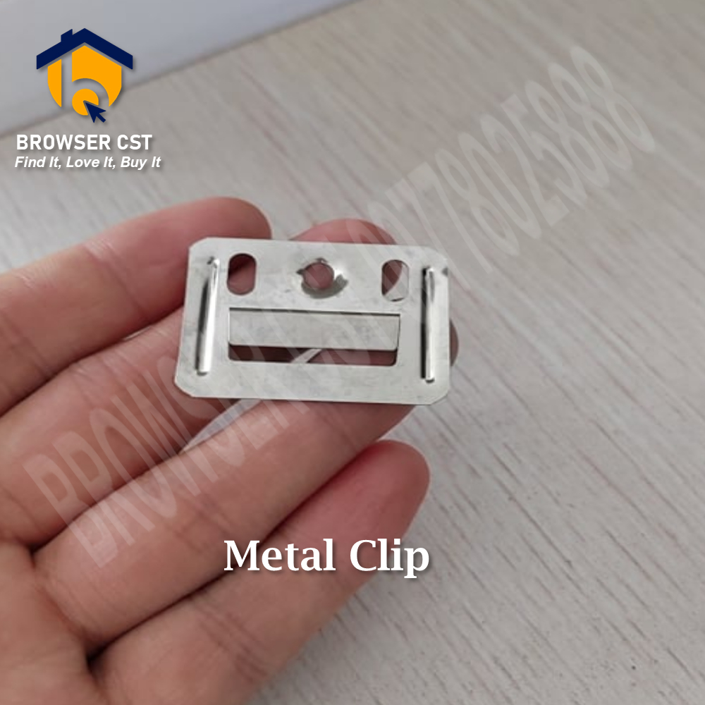 Metal Clip for Wpc wall and ceiling Fluted cladding clip only indoor ...