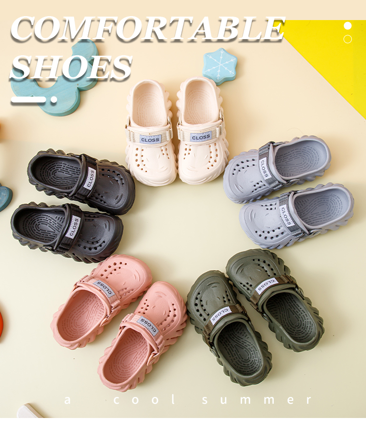 【𝐁𝐅𝐊】Closs Plain Non Slip Sandals For Kids 24-35 | Shopee Philippines