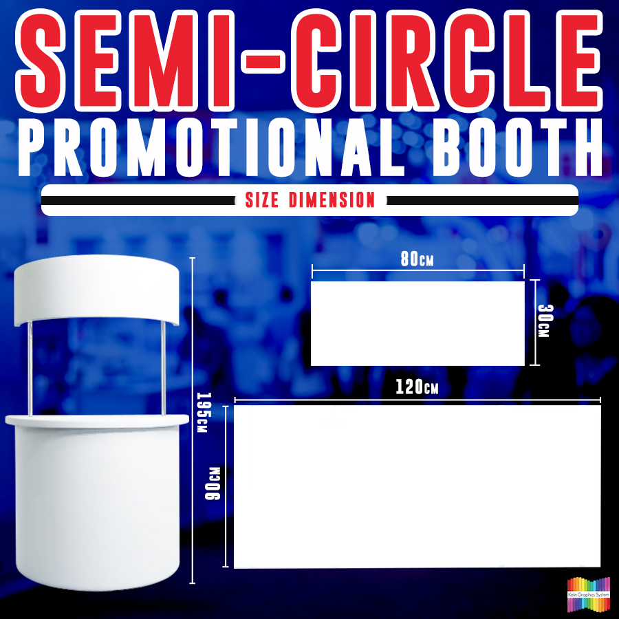 KGS Semi-Circle Promotional Booth | Collapsible Booth |Product Display ...