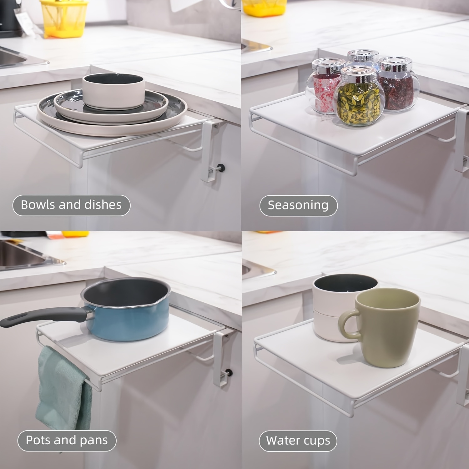 Kitchen Countertop Extension Board Kitchen Hanging Shelf With ...