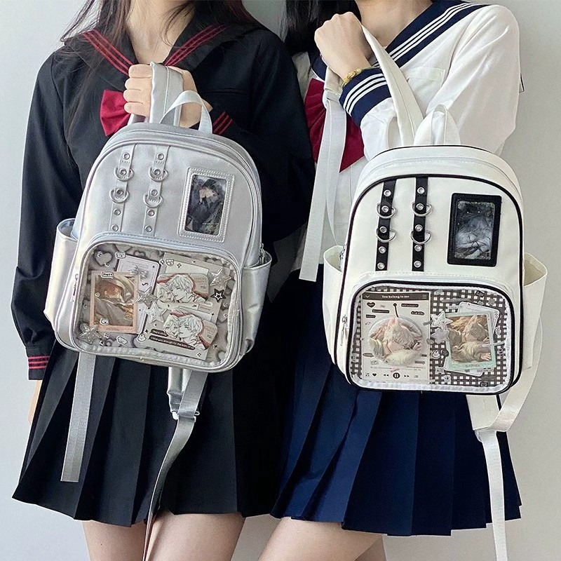 Cod ITA Bag of Korean Style: Big - Capacity Backpack for Female DIY ...
