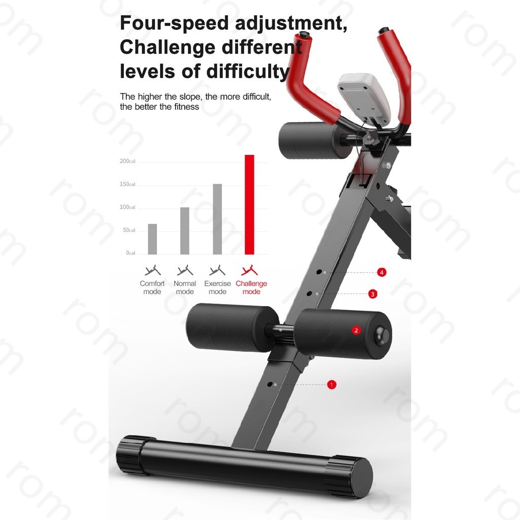 Abs Exercise Equipment Multi-Function Folding Sit-up Aid Abdominal ...