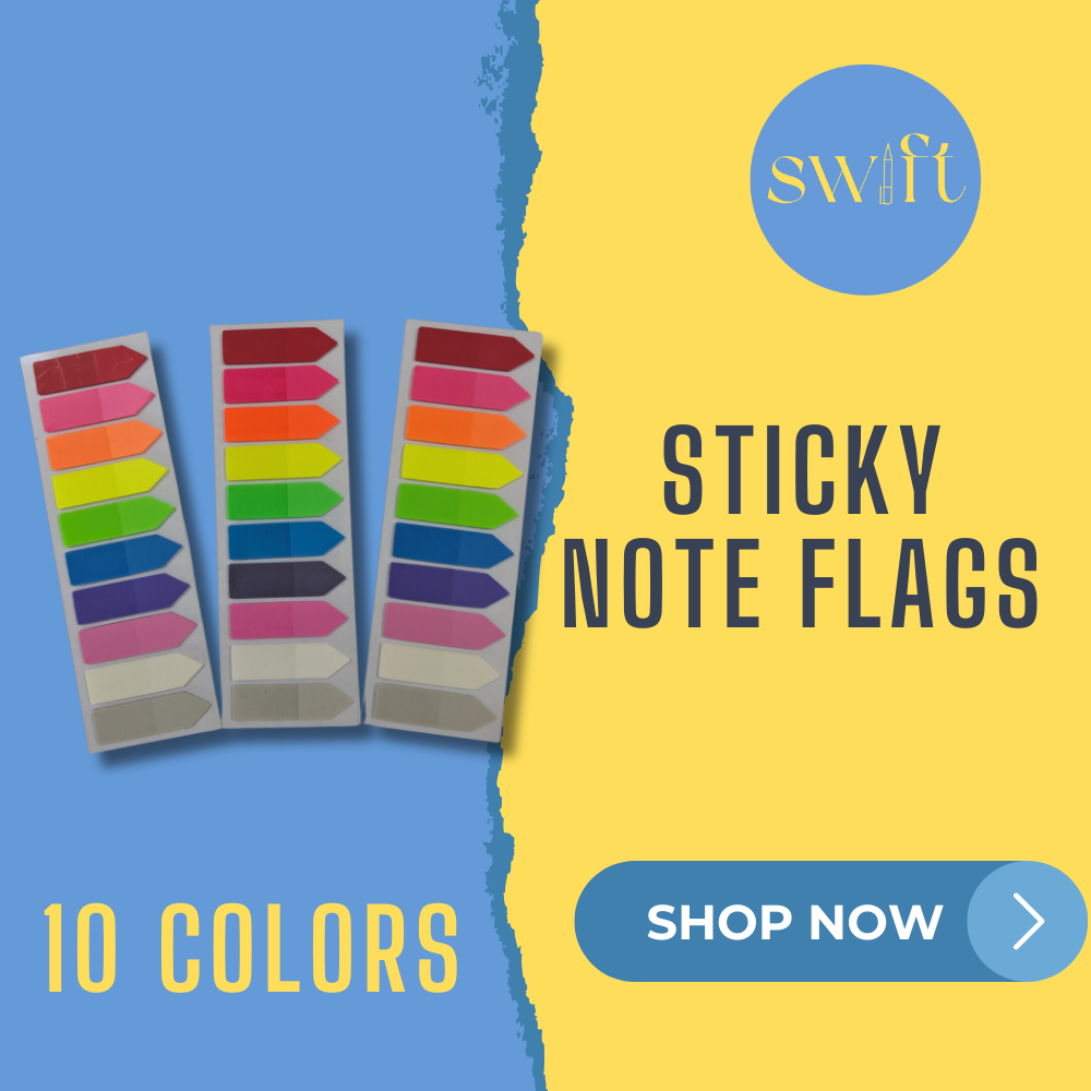 Sticky Note Flags (Sticky Note Arrows) – 10 Colors, 200 Pcs Per Set ...