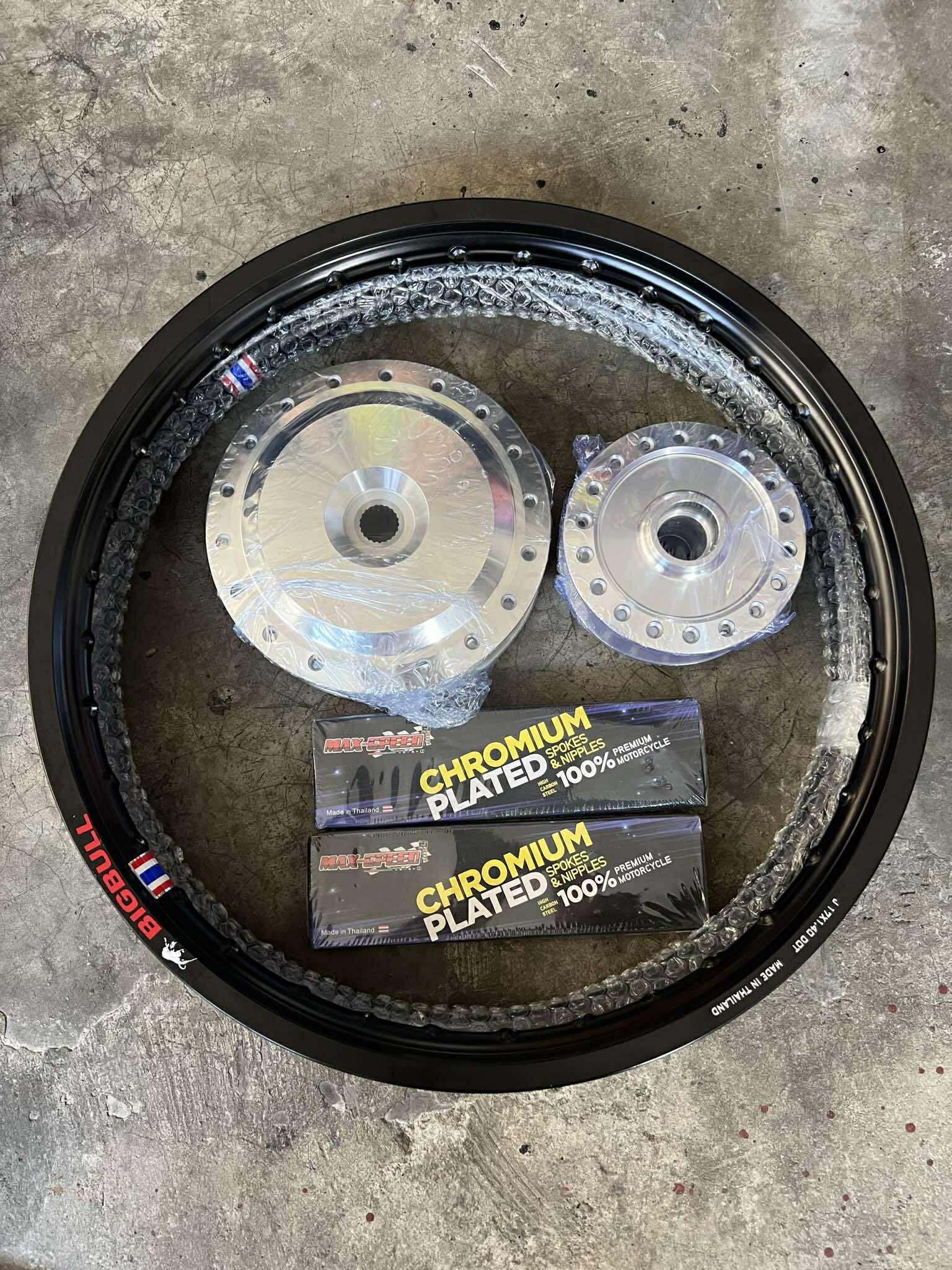 RIMSET HONDA CLICK 125/150 1.4 FRONT 1,4 REAR SIZE 17S LEGIT THAILAND ...