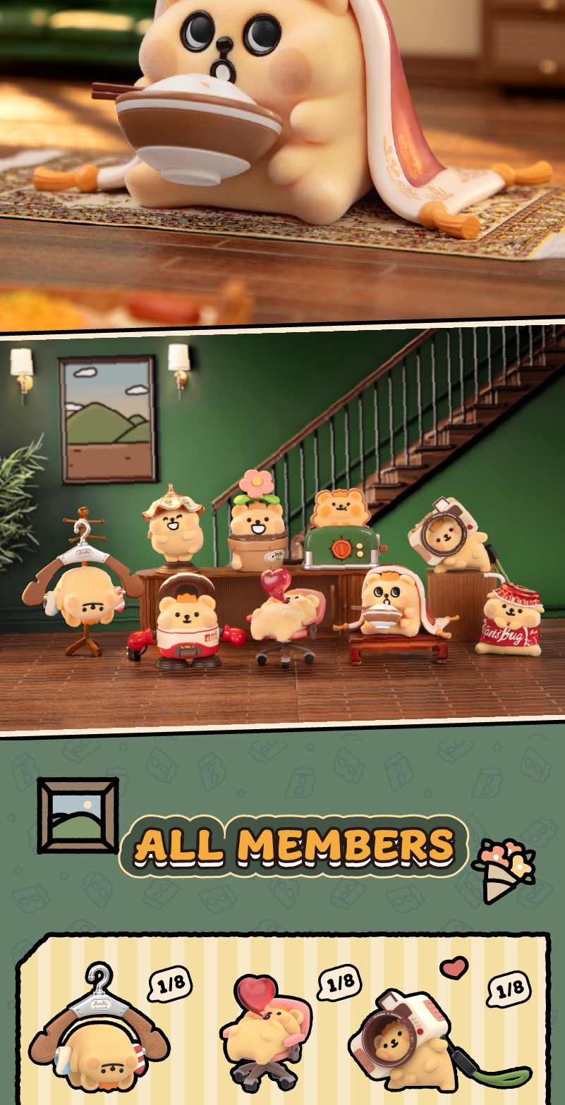 TOP TOY BEARISBUG HIDE-AND-SEEK GAME Series Figures Blind Box Set ...