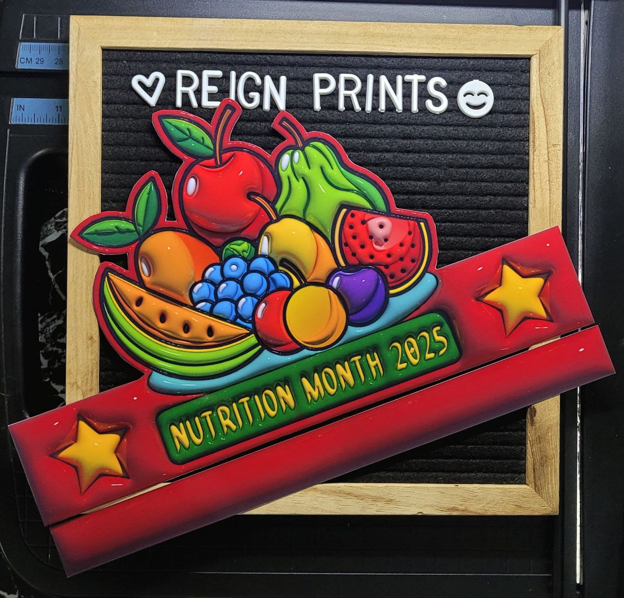 3D Nutrition Month Head Cap for Kids | Precut + Laminated | School ...