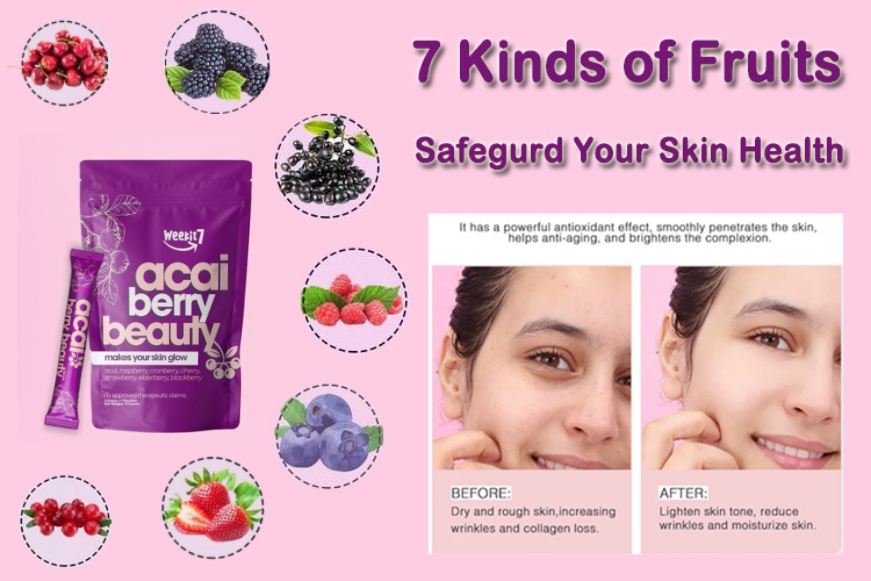 Weekit7 Acai Berry Powder Organic Beauty Juice Anti-Aging Detox White ...