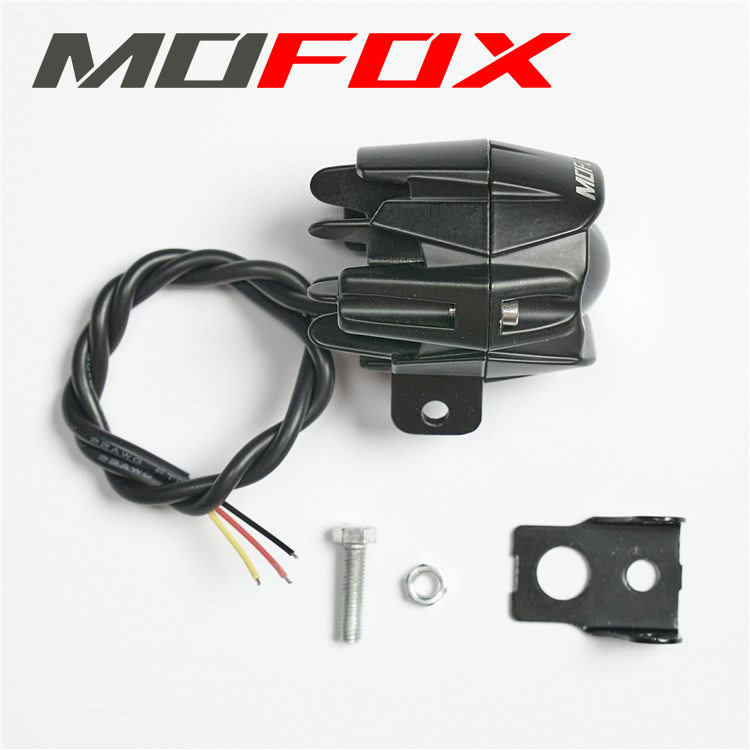 MOFOX W1 Laser Gun 40W Motorcycle Auxiliary Light Hi/Lo Dual Color Mini ...