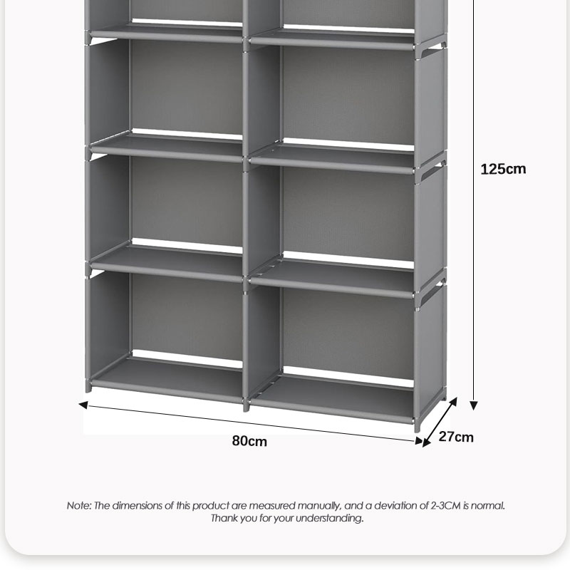 ⚡COD⚡ Multipur Simple Storage Cabinet DIY BookShelf Double Storage Rack ...