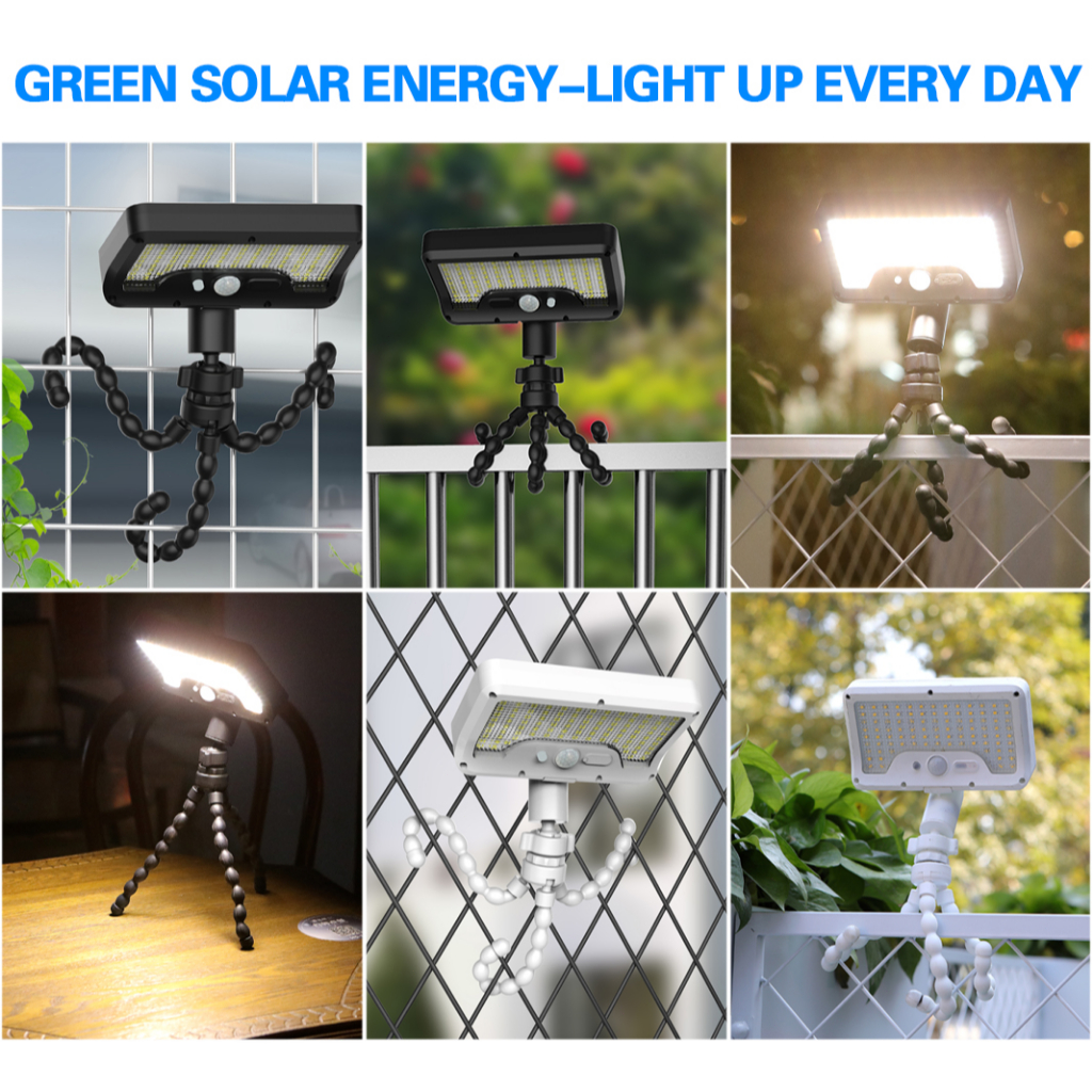 solar clip light solar light outdoor waterproof solar garden light wall ...