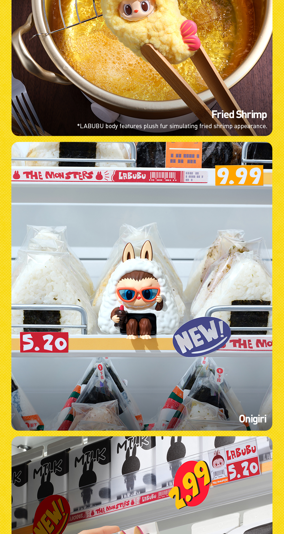 POP MART Labubu Wacky Mart Blind Box – 1pc Food-Themed Mystery Figure ...