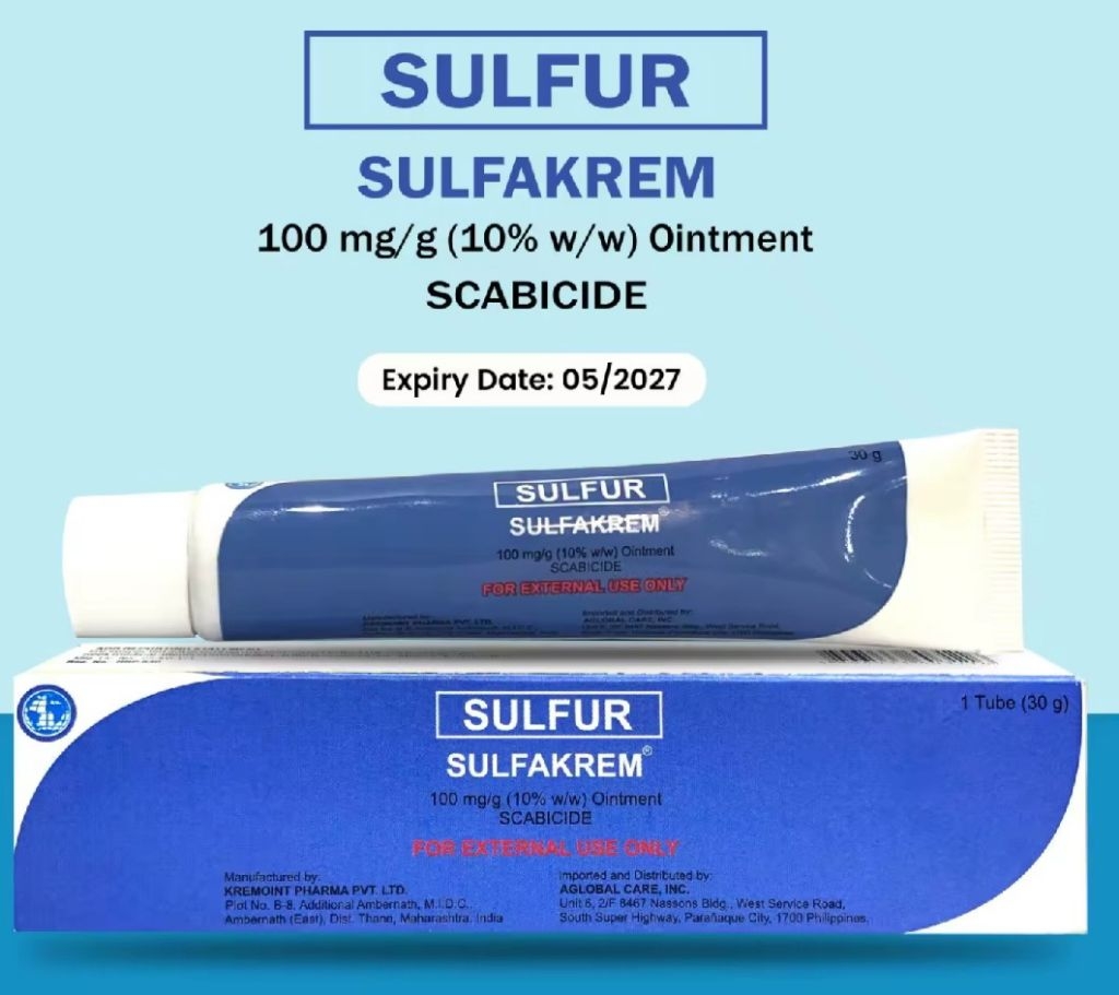 Sulfur Sulfakrem(Antifungal Antibacterial)Acne )Ointment>Dermatitis ...