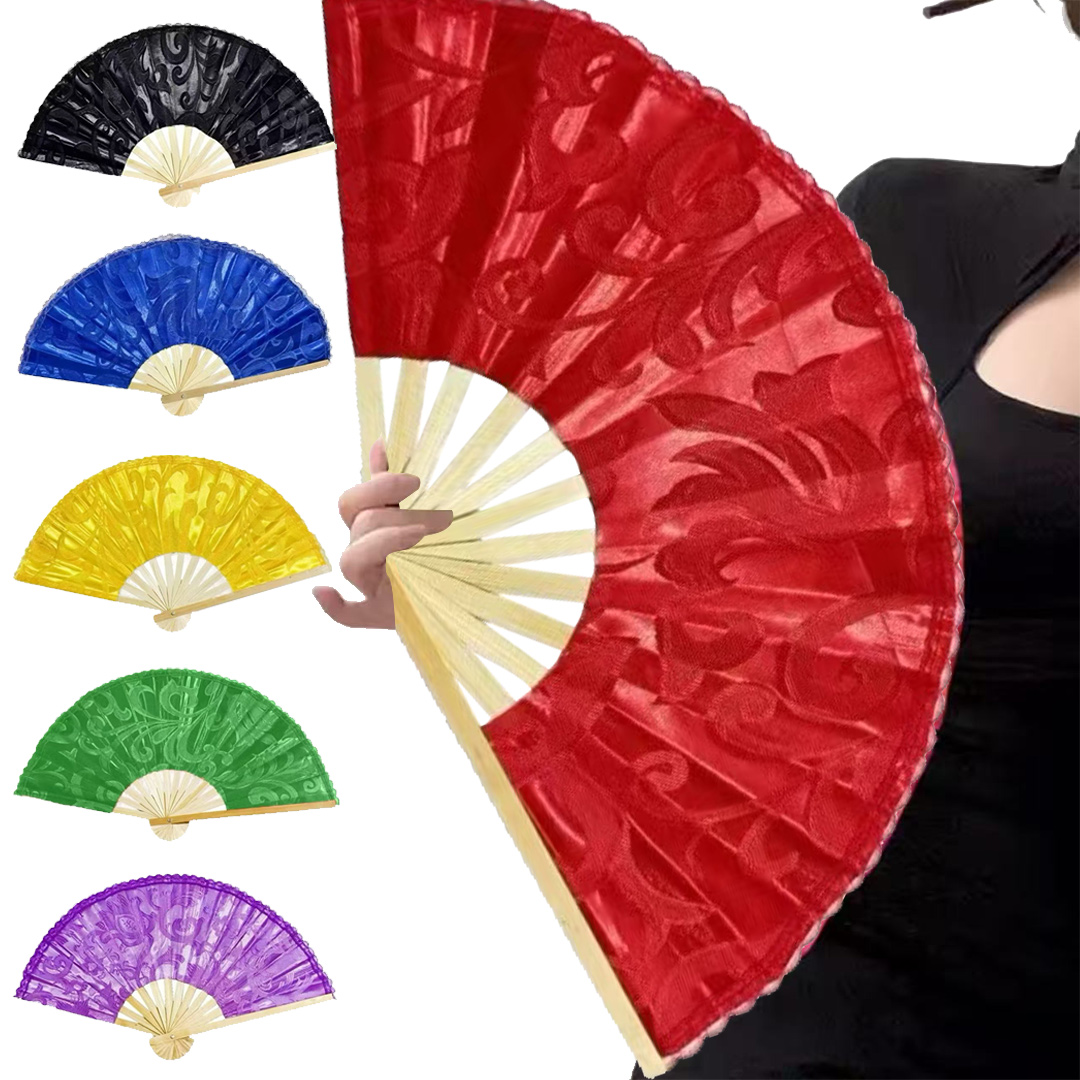 Handmade Bamboo Foldable FAN/ PAMAYPAY Big Bamboo fan Summer handheld ...