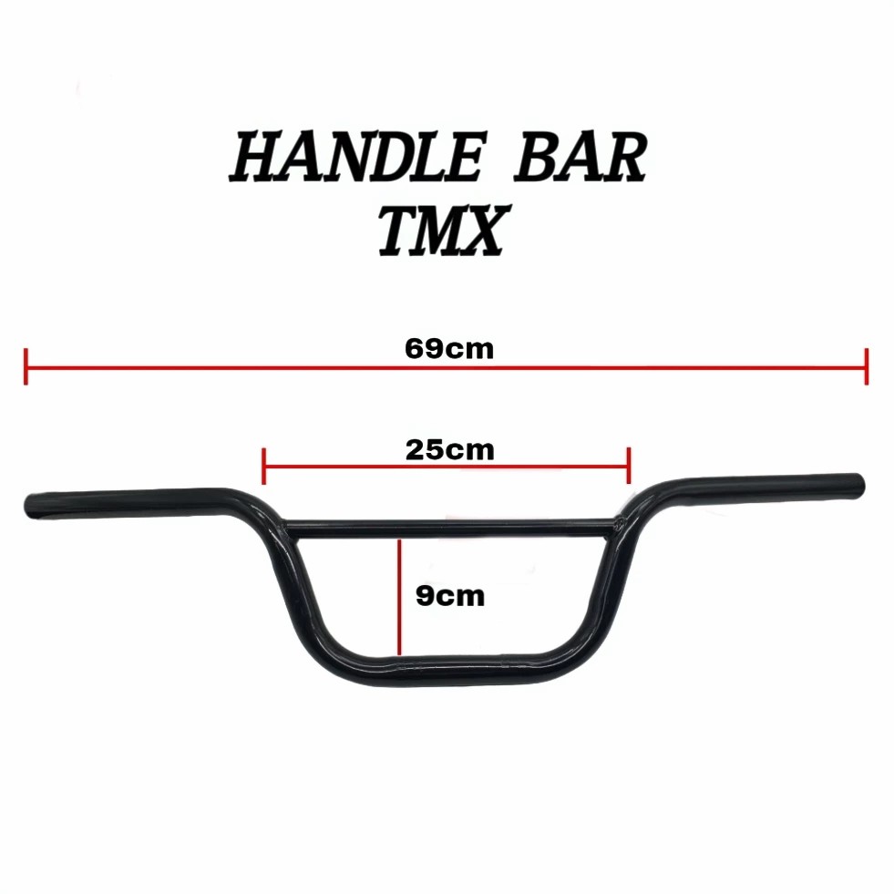 Motorcycle Yamato Tmx/Xrm Handle Bar Black / Silver Titanium Made From ...