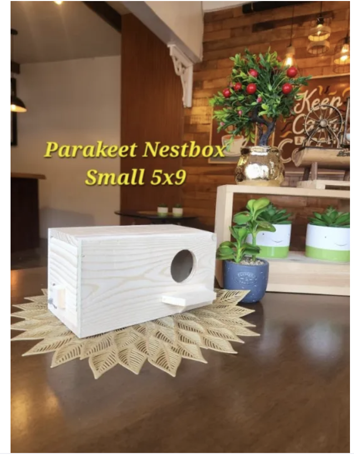 Bird Wooden Nest Box Nesting Breeding Home Palochina Material for ...