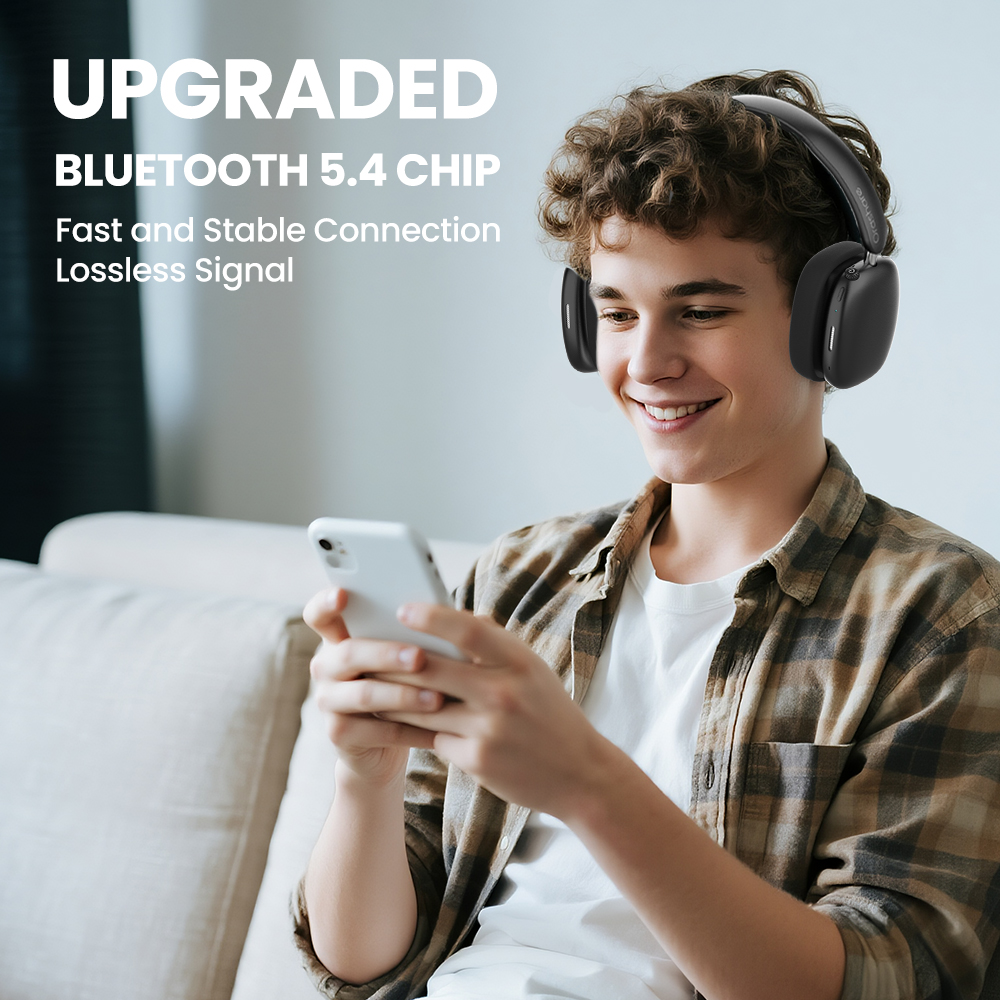 Orashare HS07 ANC Headphones 30dB Noise Cancelling Bluetooth 5.4 Deep ...