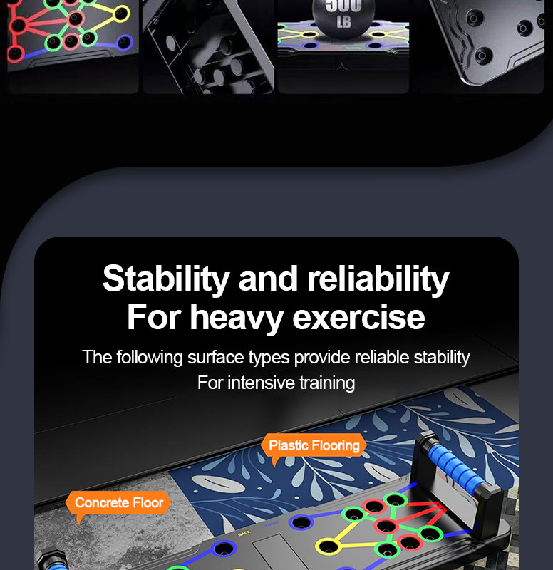 12 in 1 Push-up Bracket Board System Portable Fitness Body Building ...