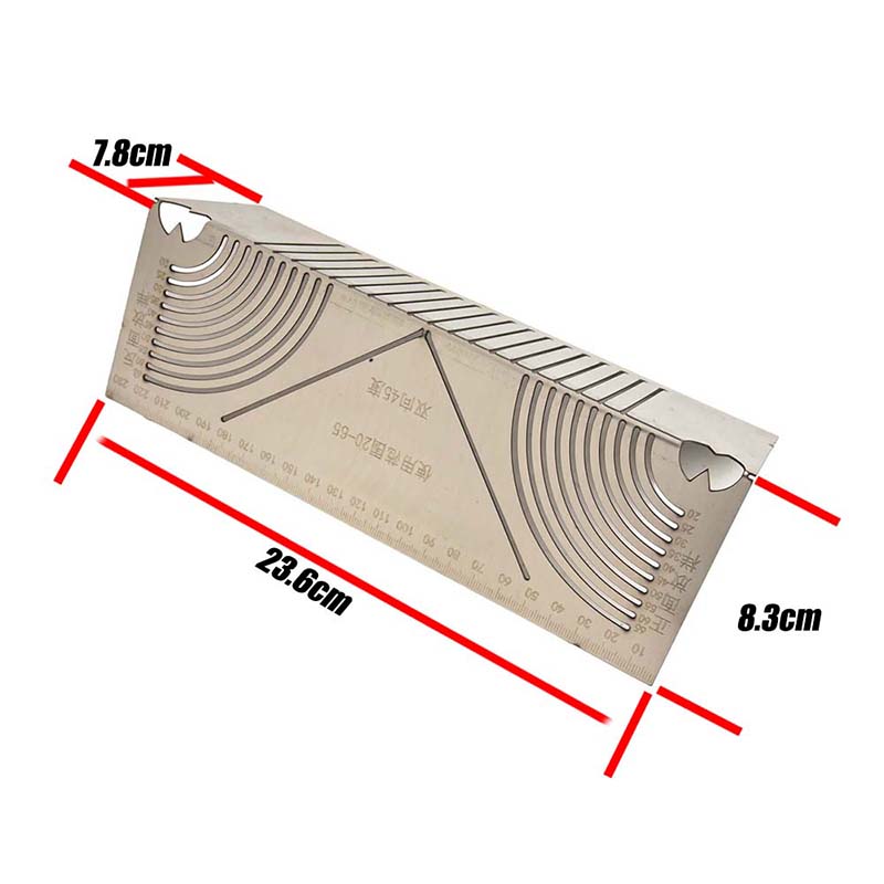 Square Tube Folding Ruler For Precise Cutting Of 90 Degree Angles ...