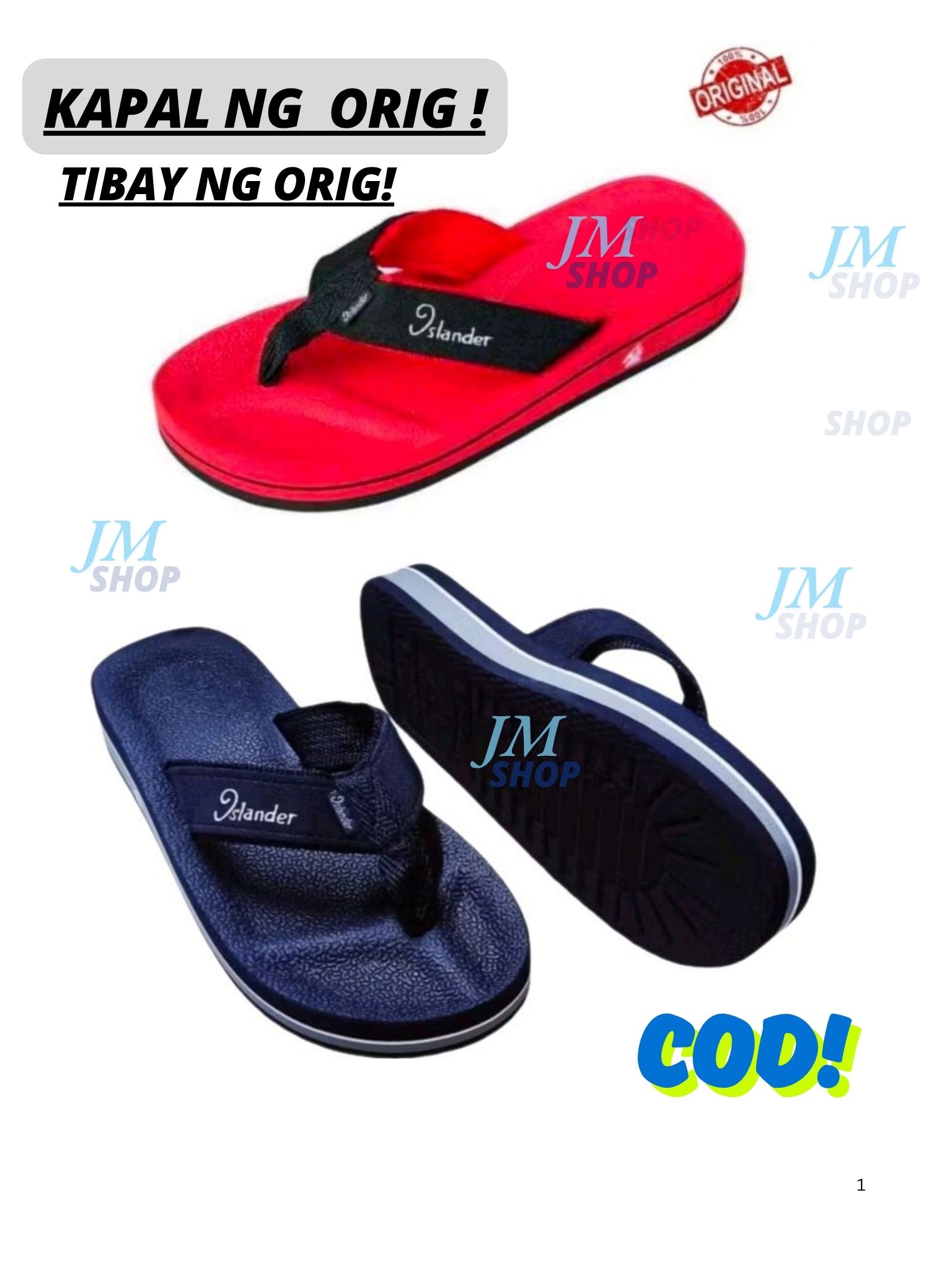 Islander [ MAKAPAL ] Great Slippers For Mens Original /Authentic ...