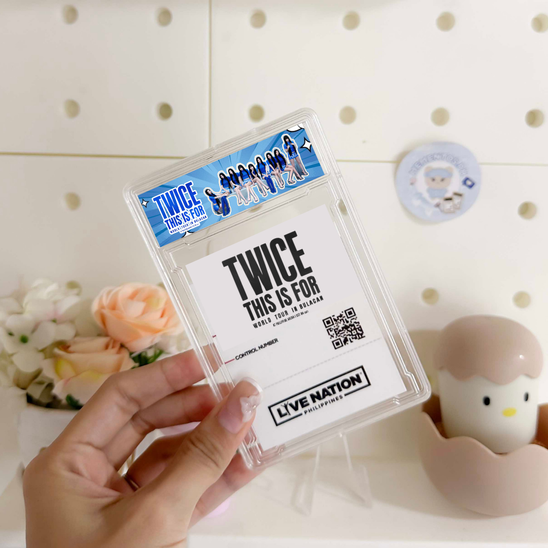 TWICE This is For World Tour 2025 Acrylic Concert Ticket & Photocard ...