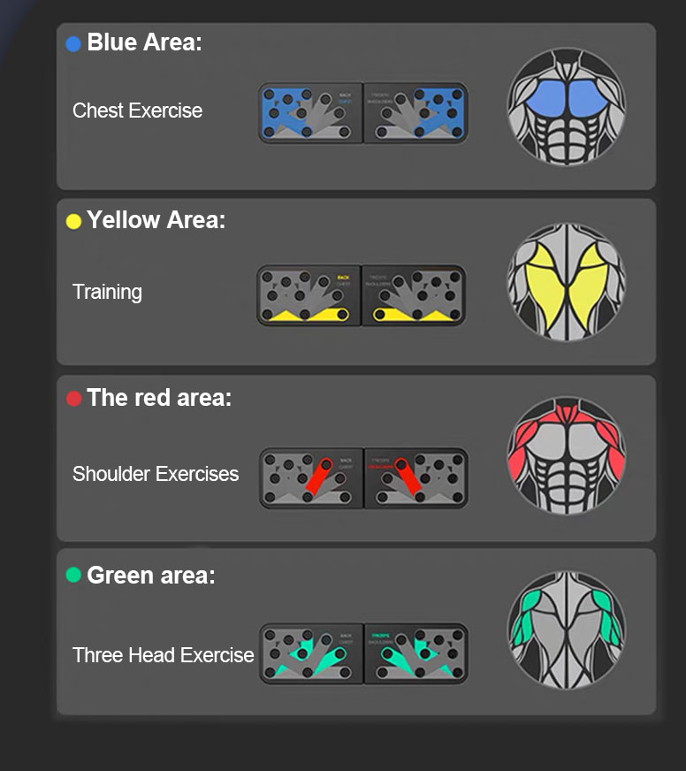 R&D Multi-functional push-up board assistant home anti-slip exercise ...