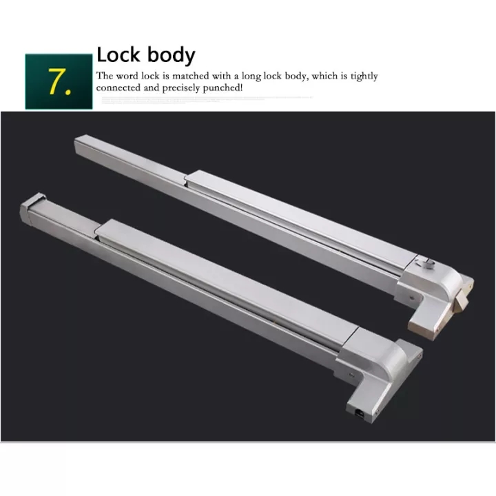 New Emergency Escape Pusher Device Lock, Safety Fire Emergency Escape ...