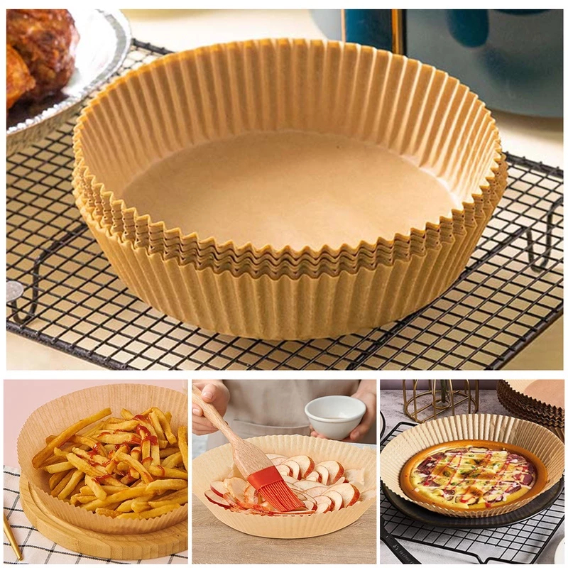 200pcsFrying paper Air fryer paper Food frying paper disposable oil ...