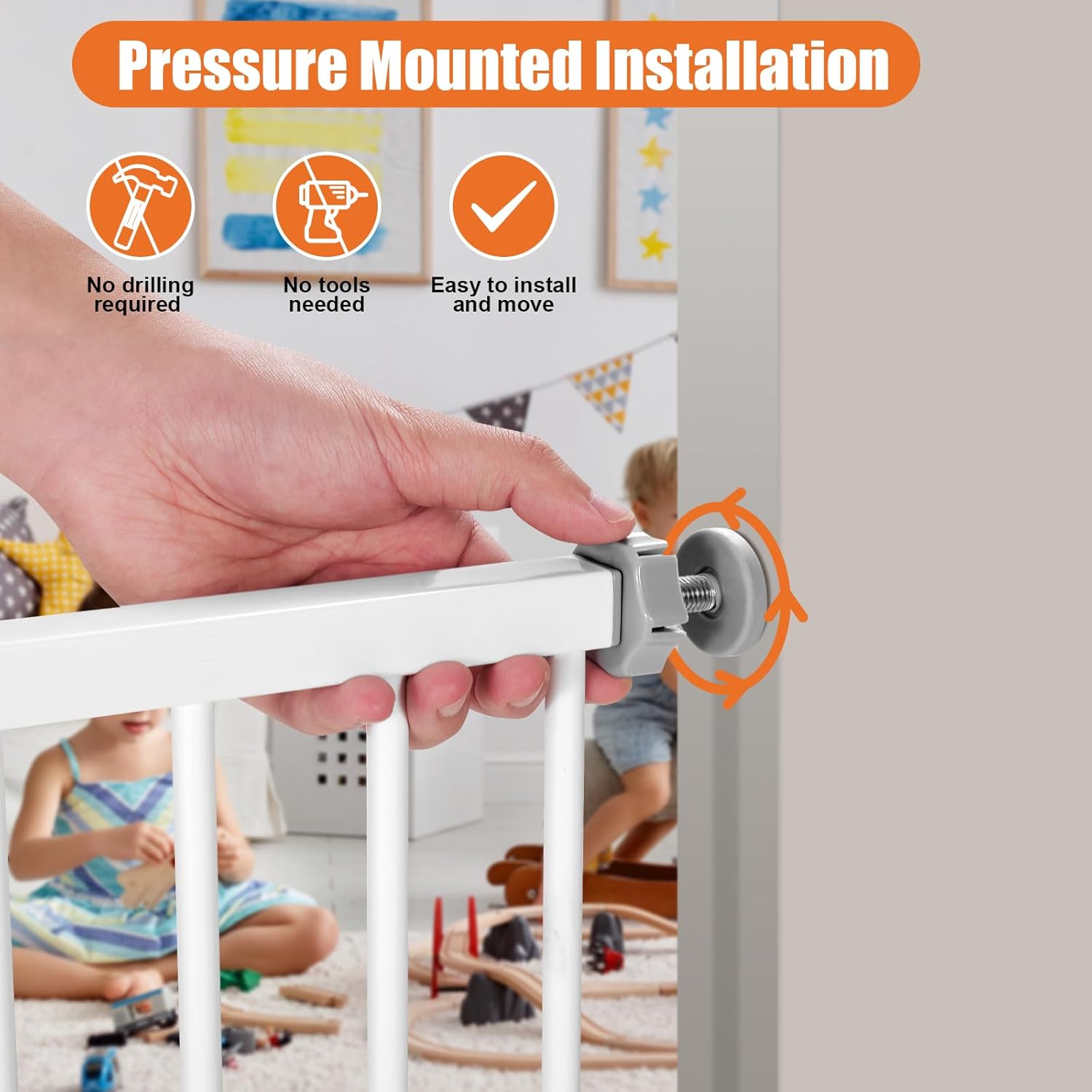 【Warranty & COD】Kidsland safety gate Fence for baby Adjustable safety ...