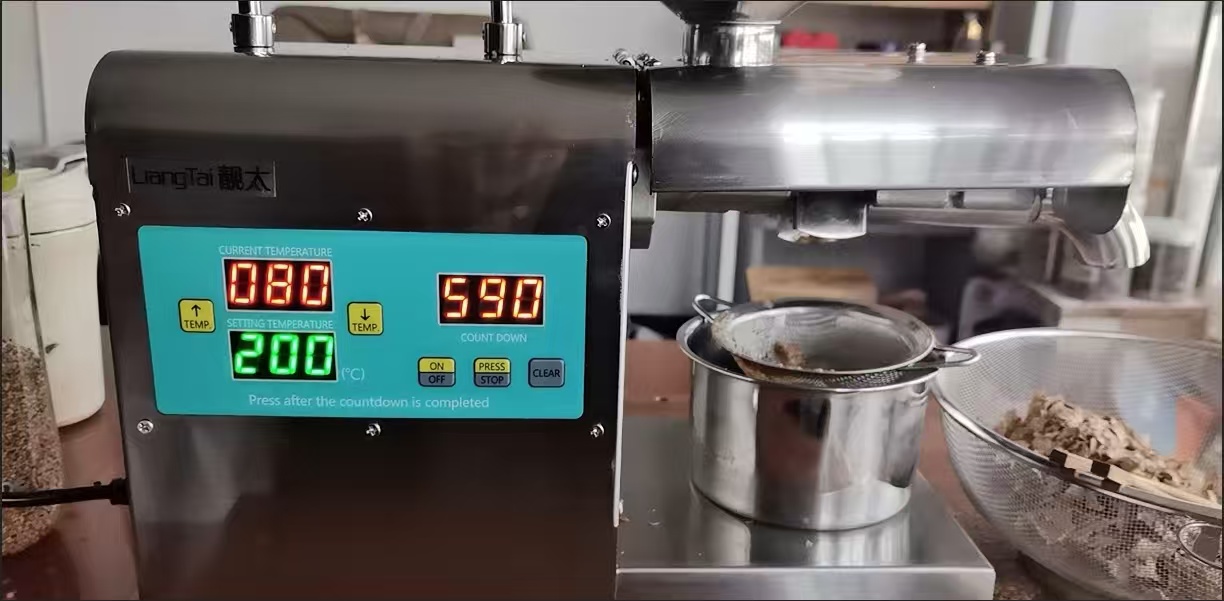 Automatic Oil Press Machine 304 Stainless Steel Home Use Commercial Oil ...