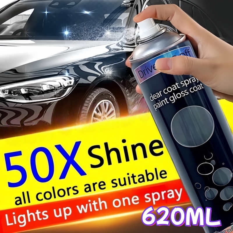 620ml 1000 times brighter clear coat spray paint top coat spray paint ...