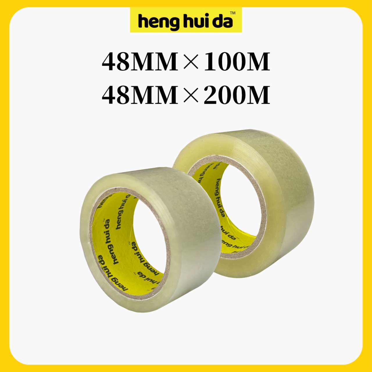 Packaging tape 6 rolls 100/200 meters large roll sealing tape long ...