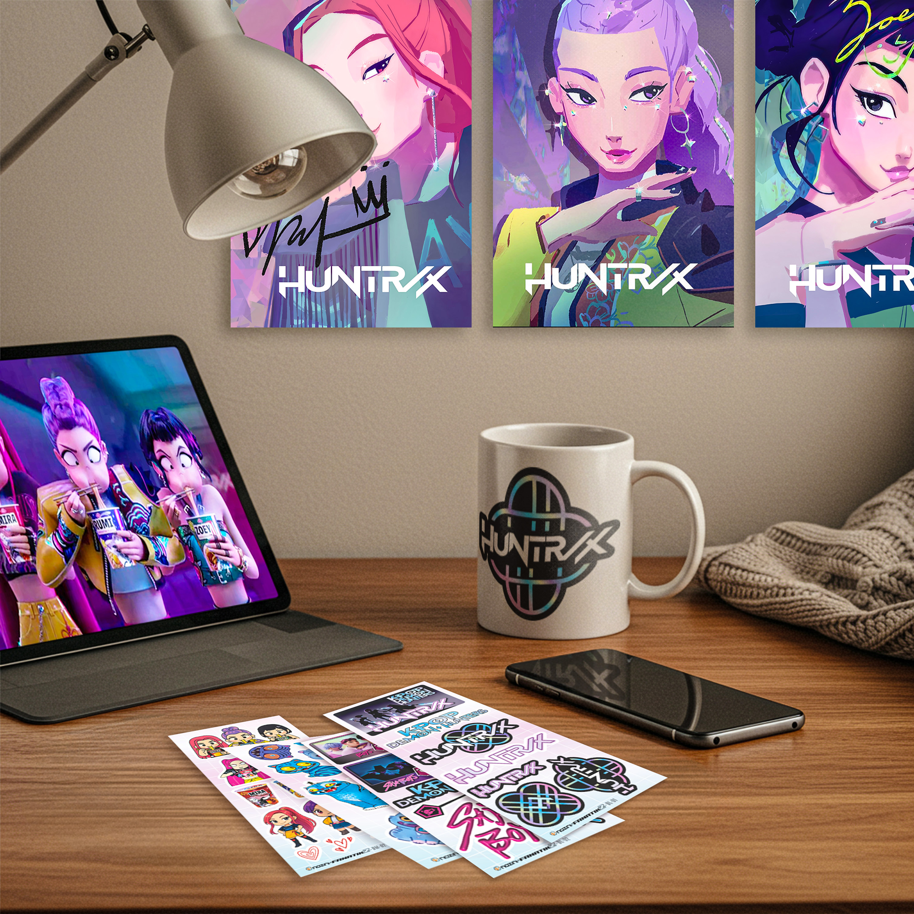 Kpop Demon Hunter Inspired Vinyl Sticker Pack – Huntr/x, Soja Boys ...