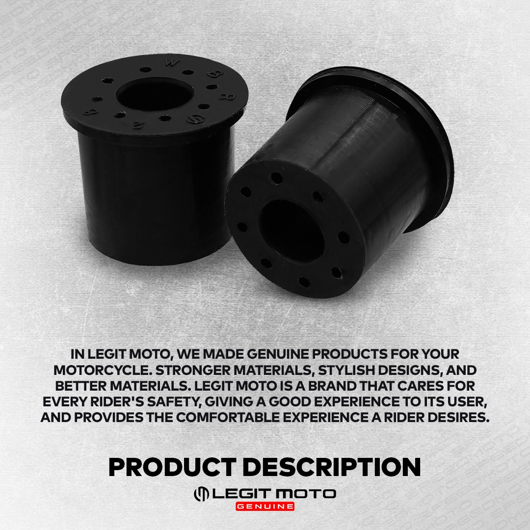 LEGITMOTO NMAX V1 V2 V3 / AEROX V1 V2 V3 ENGINE BUSHING SUPPORT BLACK ...