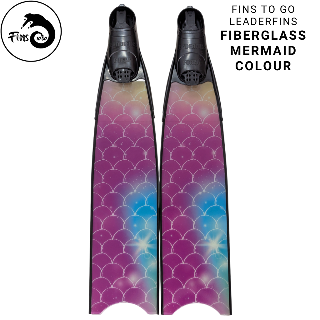 Leaderfins Designer Edition Mermaid Semi-Transparent Bi-Fins Soft ...