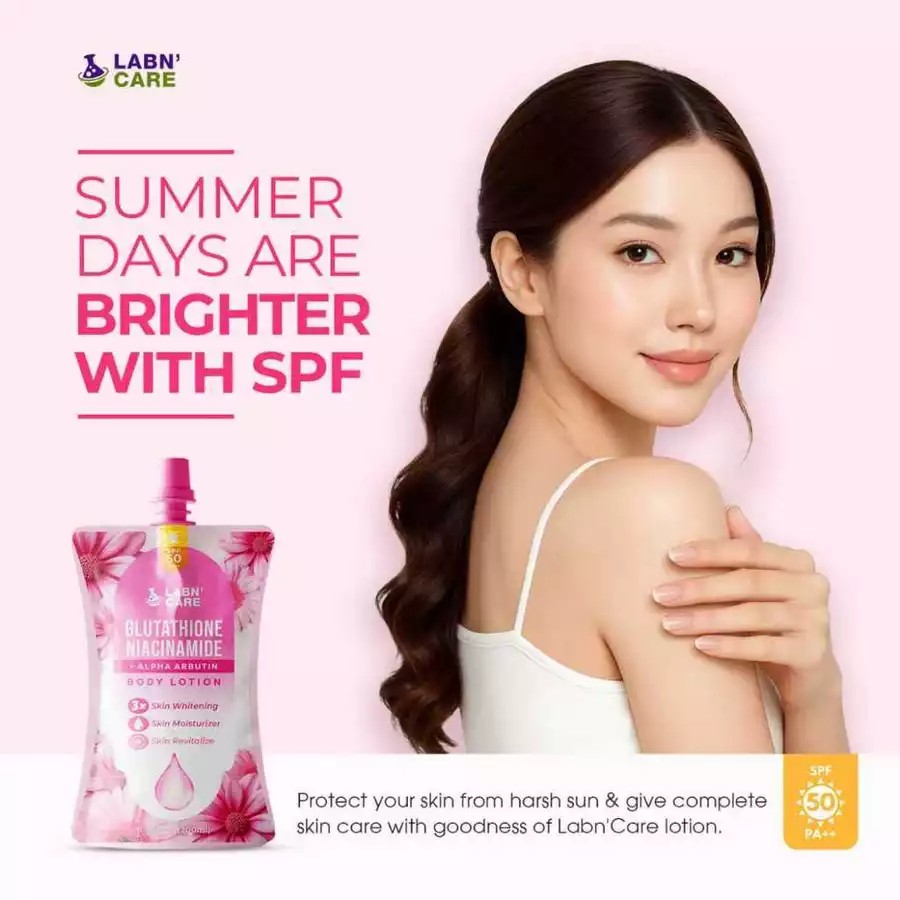 Labn Care Premium Glutathione & Niacinamide Body Lotion SPF 50 PA++ ...