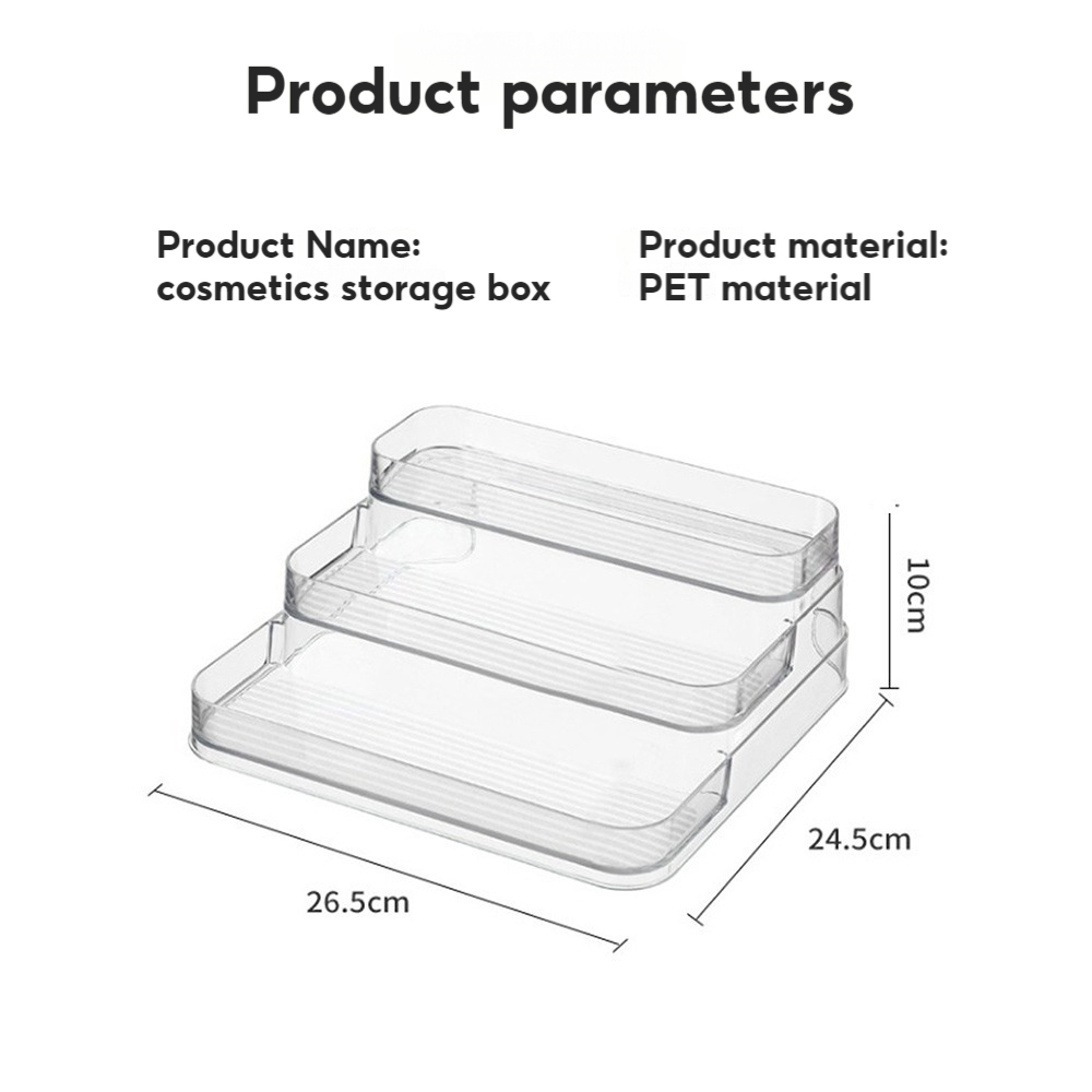 3 Tier Perfume Desk Display Stand Makeup Storage Rack Cosmetic Display ...