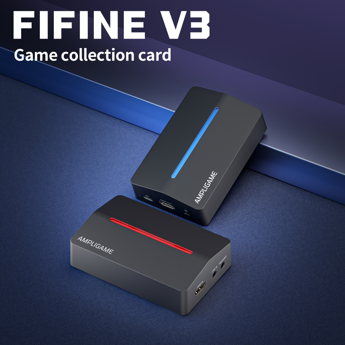 Fifine AmpliGame V3 Video Capture Card, USB Audio 4K HDMI Capture Card ...