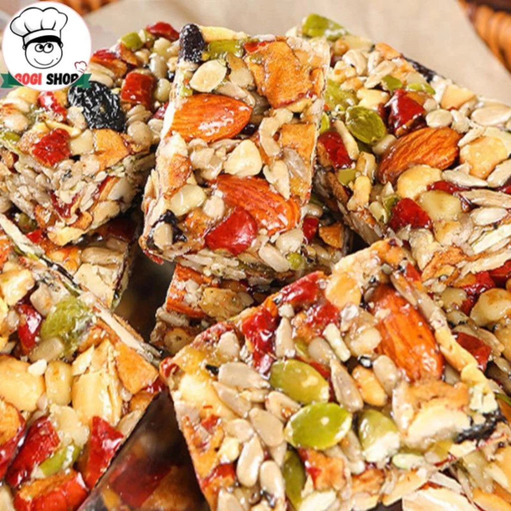 Sugar-Free Mixed Nuts Bar – Healthy Snack, Crispy Cereal Cake for Diet ...