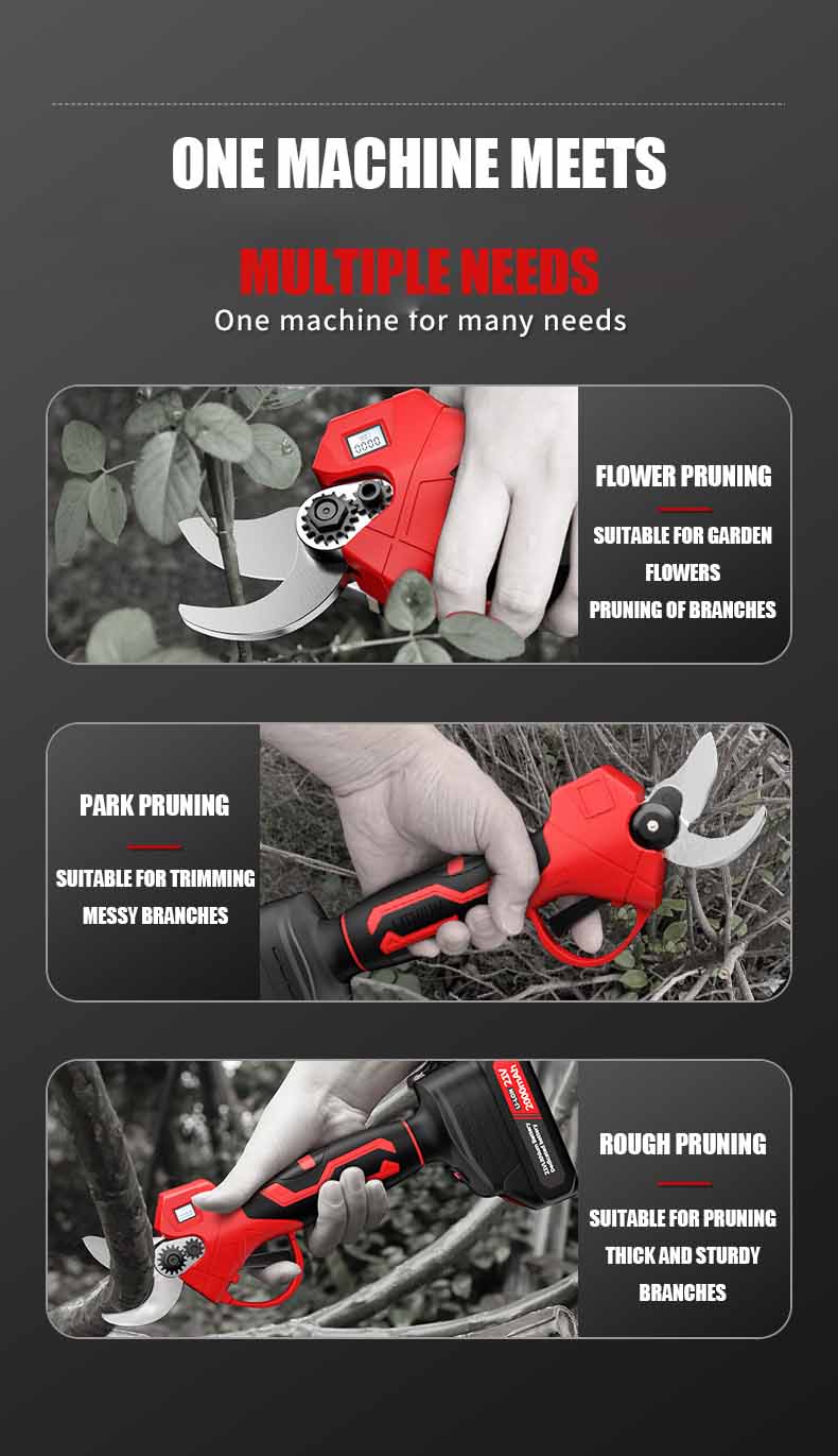Milwaukee M12 Electric large opening high branch scissor handheld ...