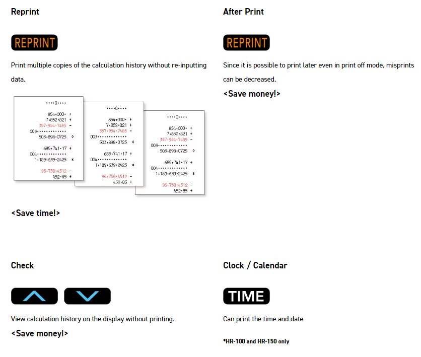 CASIO HR-100RC Adding Machine Printing Calculator 12 Digits | Shopee ...