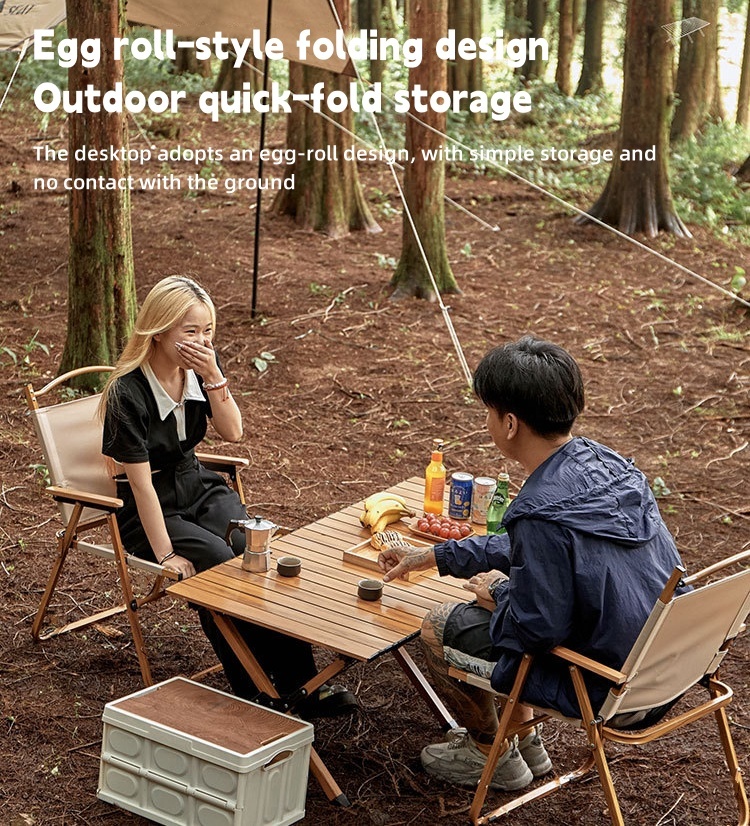 (Shipped from the Philippines) 150cm camping table, outdoor folding ...