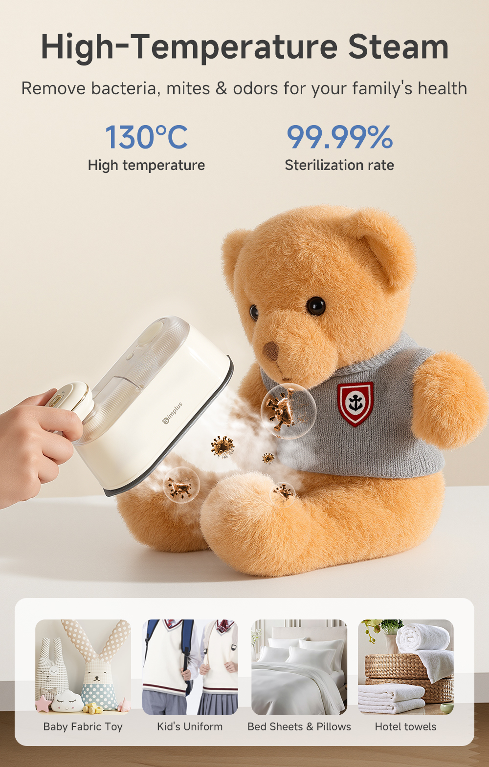 Simplus Steamer Iron Foldable Steam Iron Portable GTJH022 | Shopee ...