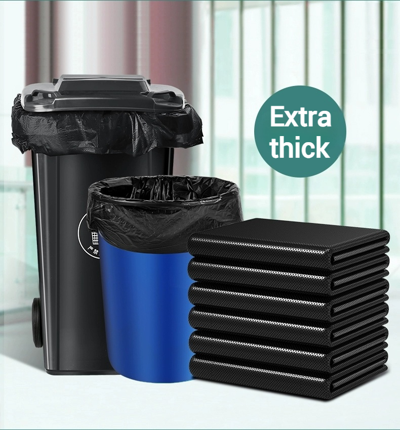 100pcs Trash bag Garbage bag Black (S/M/L/XL/XXL) Enlarged bag And Bag ...